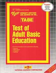 Amazon.com: Test of Adult Basic Education (TABE) (Passbooks ...