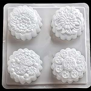 Amazon.com: Giftshop12 Plastic Mooncake Mold Size Large: Other Products ...