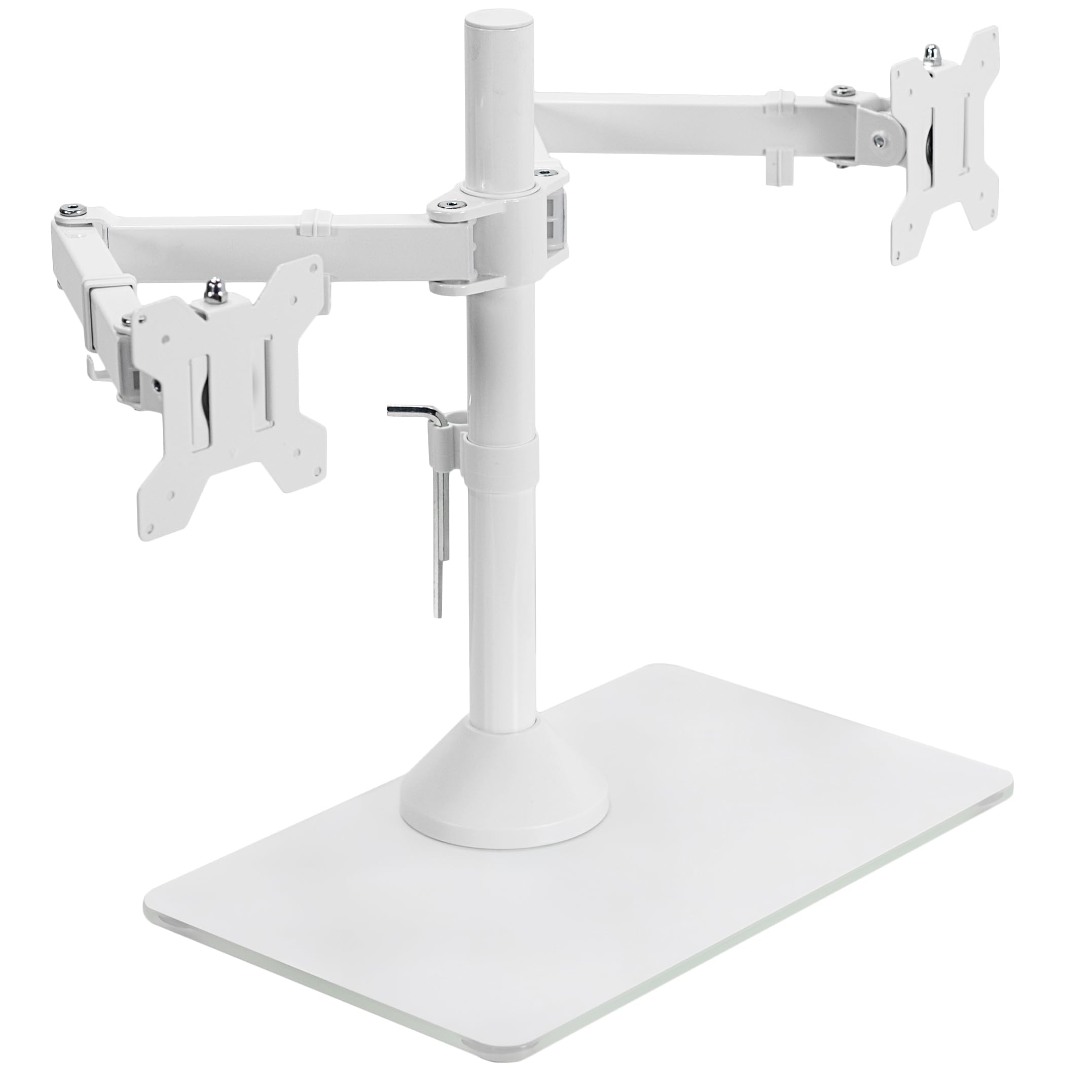 Mua VIVO Freestanding Dual Monitor Stand with Sleek Glass Base and ...