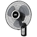 Amazon.com: SPT Wall Mount 16" Fan with Remote Control: Home & Kitchen