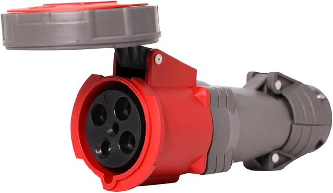 Pass and Seymour 460C7W IEC 60309 Connector - 60A, 480V, 3 Phase, IP67 ...