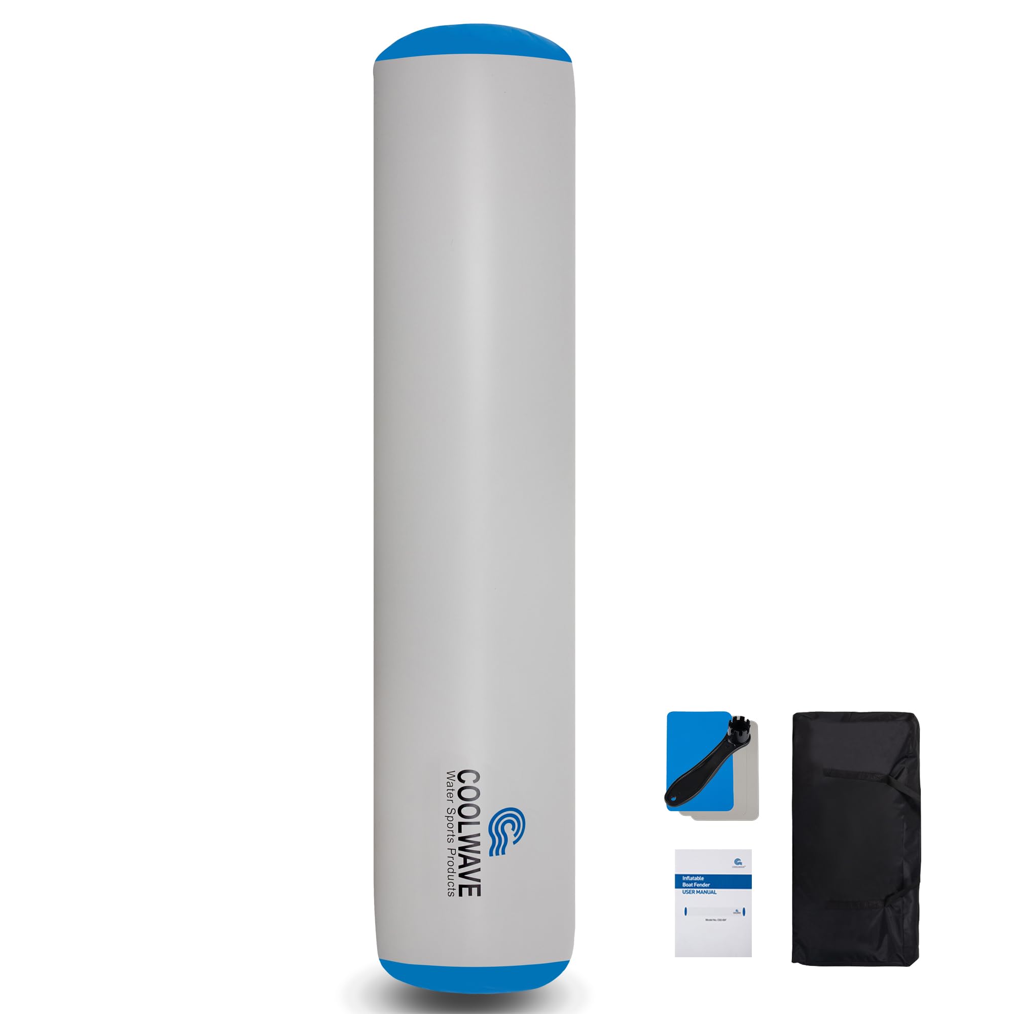 COOLWAVE 10FT Inflatable Boat Fenders, Upgraded Boat Bumper for Docking ...