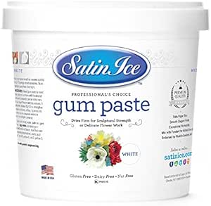 Amazon.com: Satin Ice Gum Paste - White - 2.5 kg : Grocery & Gourmet Food