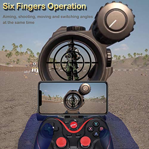 Mobile Game Controller, Megadream Wireless Key Mapping Gamepad Joystick Perfect for PUBG ...