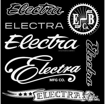 Amazon.com : Electra EBC Logo Bicycle Sticker Set (Black) : Cycling ...
