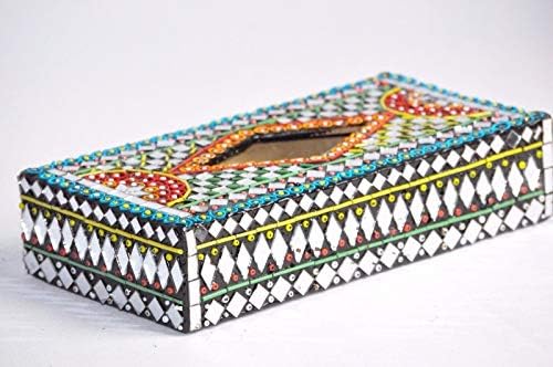 Hand Made Color full Glass Work Tissue Box price in UAE | Amazon UAE ...