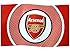 Amazon.com : Arsenal FC - Official Crest 5' x 3' Flag : Sports & Outdoors