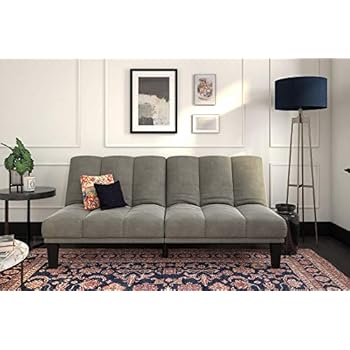 Amazon.com: DHP Hamilton Estate Premium Futon Sofa Sleeper, Comfortable ...