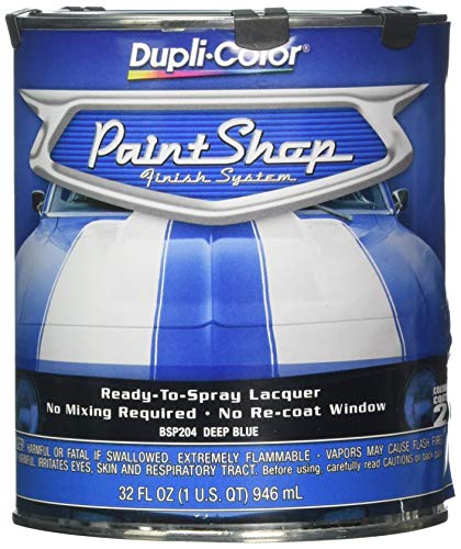 Dupli-Color BSP204 Deep Blue Metallic Paint Shop Finish System - 32 oz ...