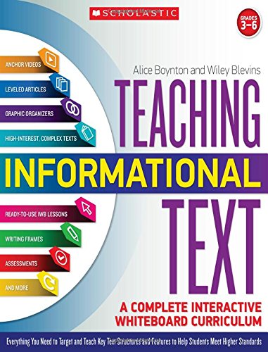 Teaching Informational Text: A Complete Interactive Whiteboard ...