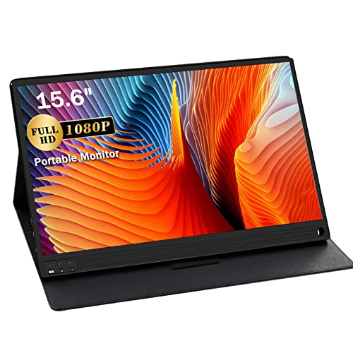 ZEUSLAP 15.6 Inch Portable Monitor, 1920x1080 Full HD IPS Portable ...
