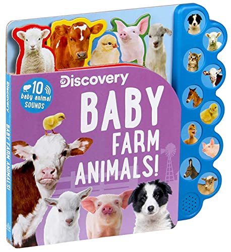 Amazon.com: Discovery: Baby Farm Animals! (10-Button Sound Books ...