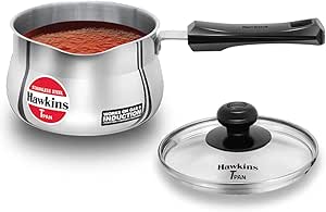 Amazon.com: Hawkins Tpan Stainless Steel Saucepan Tea Pan, Small ...