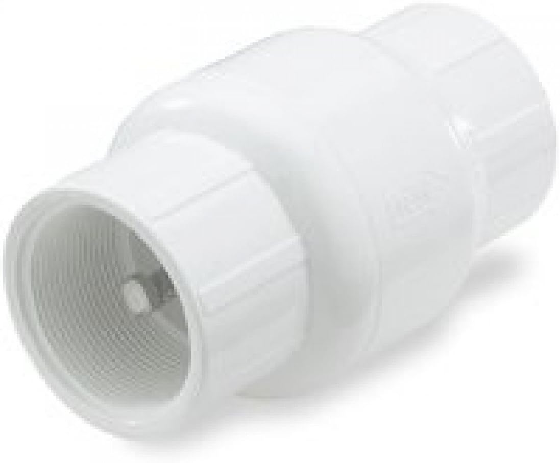 Valterra 200-07F PVC Swing/Spring Combination Check Valve 3/4 FPT White ...