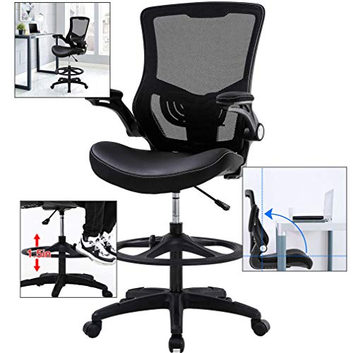 Drafting Chair for Standing Desk,Tall Office Desk Chair Adjustable ...