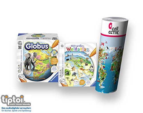 Tiptoi Ravensburger Atlas Book Set My Great World Atlas Interactive ...