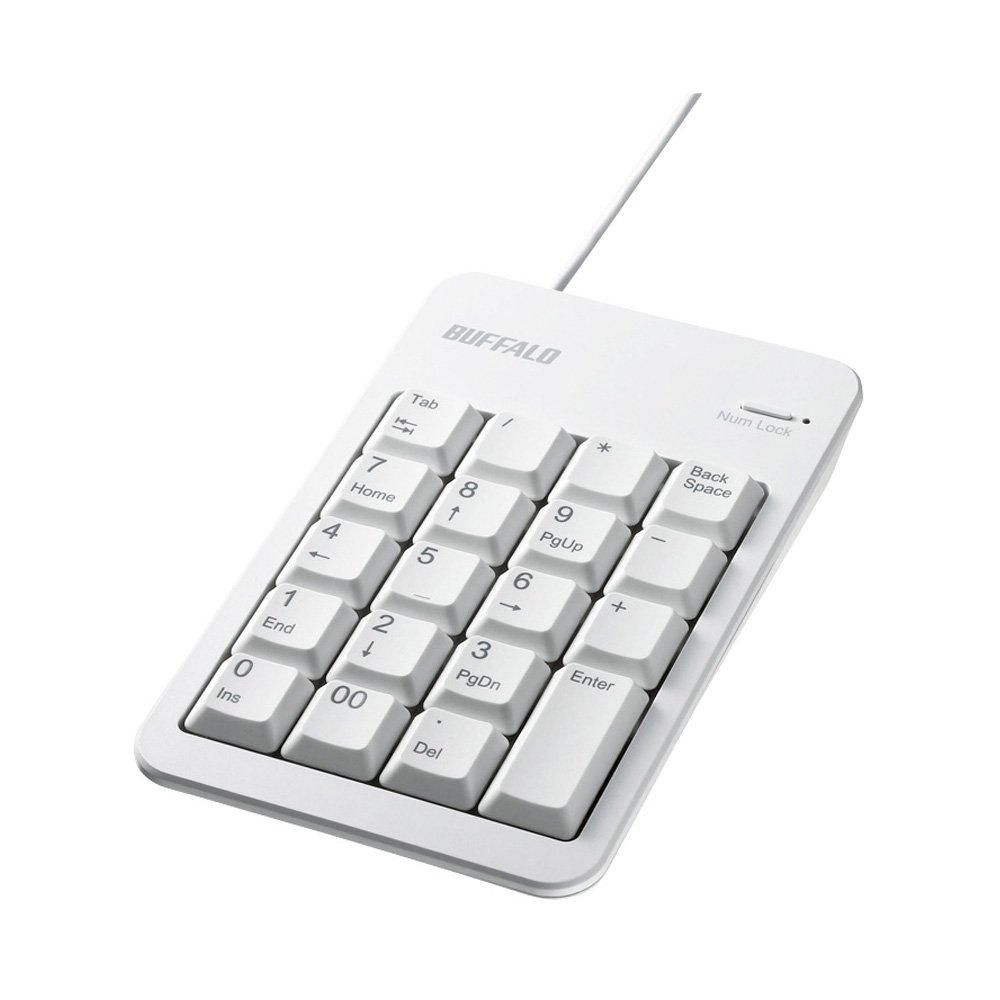 Mua BUFFALO BSTK100WH Wired Numeric Keyboard with Tab Key, White trên ...