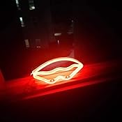 Amazon.com: Neon Lip Sign Red, Battery Powered Neon Light, LED Lights ...