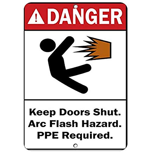 Buy Danger Keep Doors Shut. Arc Flash Hazard. PPE Required. Aluminum ...
