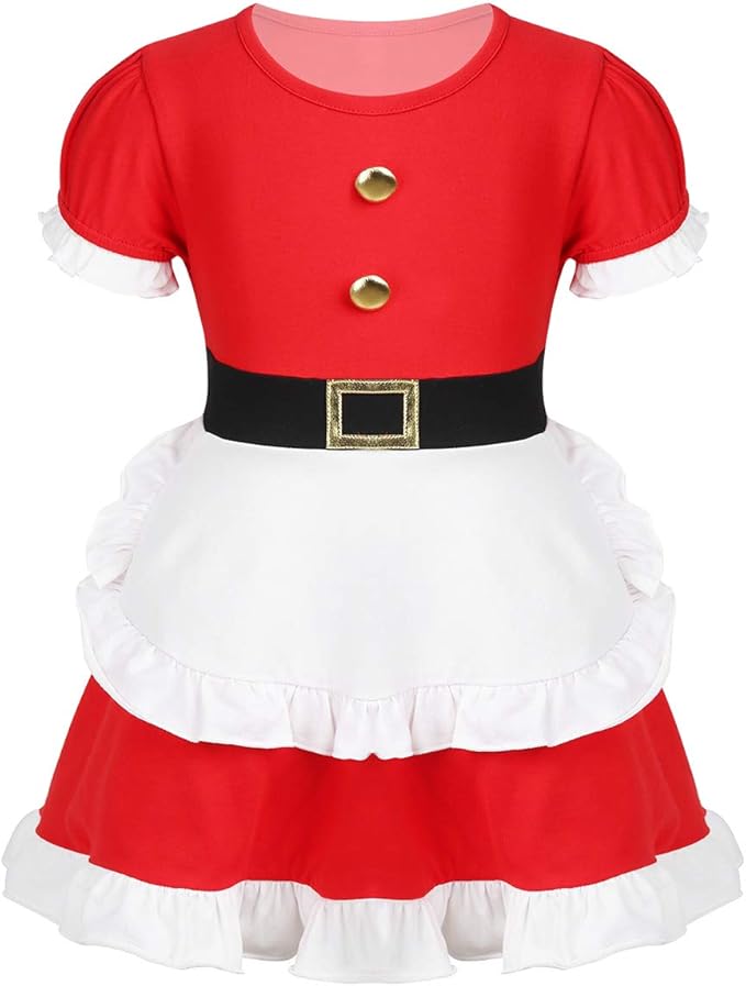 iEFiEL Infant Baby Girls Christmas Miss Santa Claus Costume Xmas Noel ...