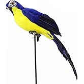 Amazon.com: LWINGFLYER Artificial Parrot Life Size Artificial ...