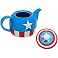 Amazon.com | Marvel Teapot: I Am Captain America, 14 x 9.5 x 13.3 cm ...