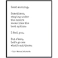 Amazon.com: Lin Manuel Miranda Motivational Wall Art - Positive Quote ...