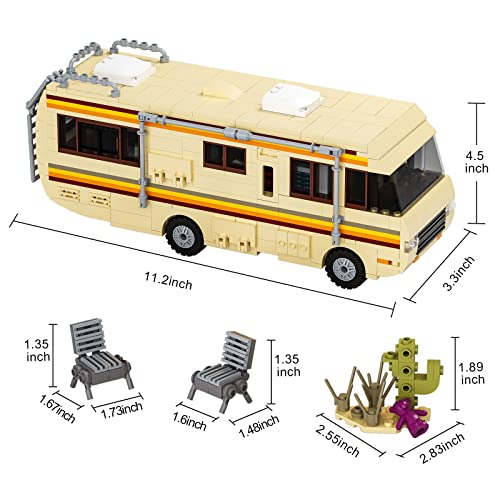 AobiKSEY Breaking Bad RV Model Car Building Set, Creative Breaking Bad ...