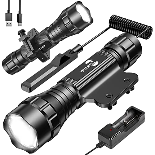 Tactical Flashlights 1200 Lumens Mlok Picatinny Rail Flashlight,3 Modes ...