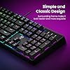 PICTEK Mechanical Gaming Keyboard, Wired Keyboard with 20 True RGB ...