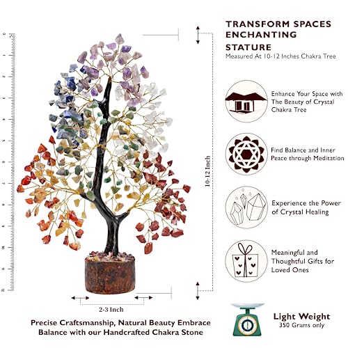 FASHIONZAADI 7 Chakra Tree Of Life - Crystal Tree - Crystal Tree For ...