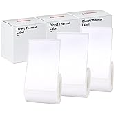 Amazon.com : B21 Label of 3 Rolls White 40x30mm for NIIMBOT B1 B21 B3S Label Maker, Waterproof ...