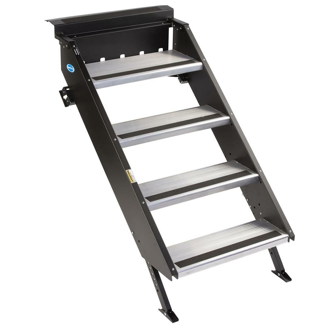 MORryde STP-4-26-33H Strut-Assist StepAbove RV Entry Step - 4 Step, 36. ...