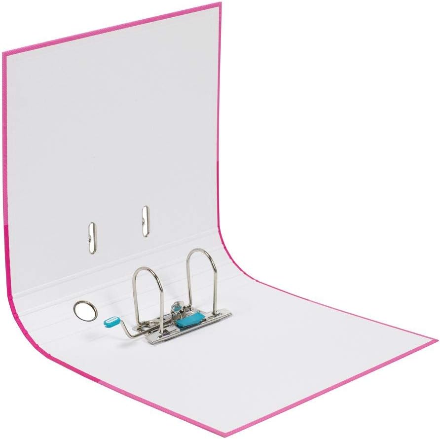 2 x Oxford Round Binders DIN A4 8 cm Wide Touch in Sea Blue Ring Binder ...