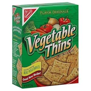 Amazon.com: Nabisco Flavors Originals Vegetable Thins Baked Snack ...