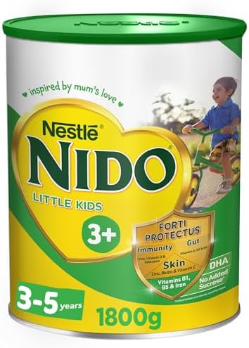 Nido Nestle 3+ Little Kids Baby Milk Formula, from 3-5 Years, Tin 1.8KG ...