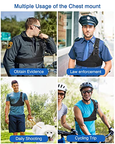 BOBLOV Body Camera Mount, Chest Vest, Durable Shoulder Single Vest for ...