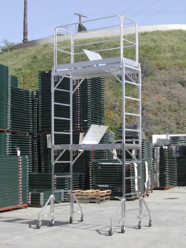 Aluminum 6 feet Multi Purpose Scaffold Rolling Tower Baker-Style Scaffold with U Lock