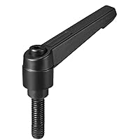 Amazon.com: uxcell M8 x 32mm Handle Adjustable Clamping Lever Thread Push Button Ratchet Male ...