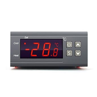 STC-1000 Digital Temperature Controller Digital LED Display DC 110V-220V 10A Celsius Heating ...