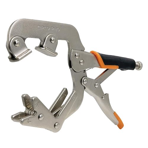 Welding Pipe Clamp 10-Inch Welding Pipe Plier, Fast Release, C-Clamp ...