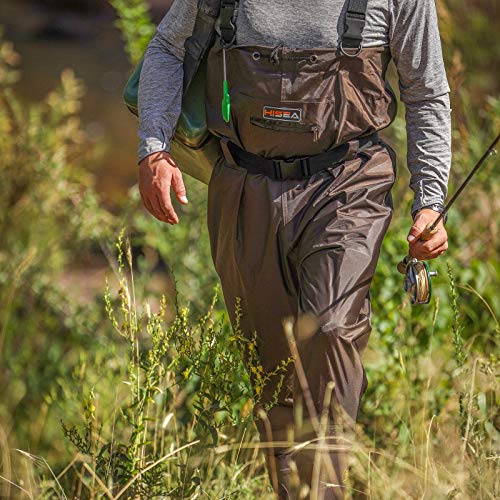 HISEA Upgrade Chest Waders Fishing Waders for Men with Boots Waterproof ...