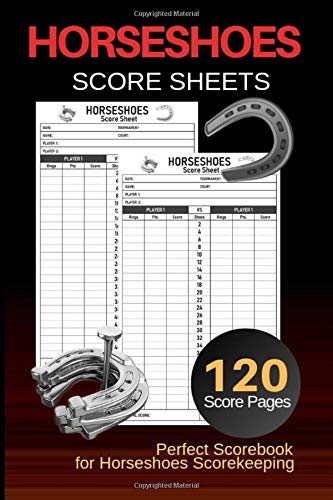 Horseshoes Score Sheets: Horseshoes Score Pads | Score Sheet Keeps ...
