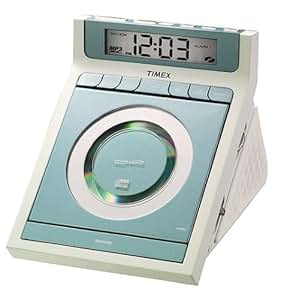 Amazon.com: Timex T609S Dual-Alarm CD Clock Radio with MP3 Audio Input ...