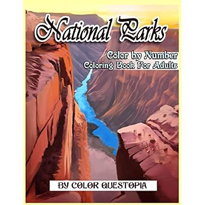 National Parks Color By Number Coloring Book For Philippines | Ubuy