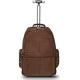 Amazon.com: HollyHOME 19 inches Wheeled Rolling Backpack for Men and Women Business Laptop ...