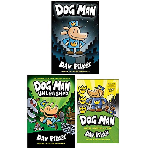 Dog Man Book 1,2 & World Book Day : 3 Books Collection Set (Dog Man ...
