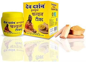 Chandan Tikka Peela Chandan Tikka Danedaar Pack of 2, Yellow Tikka ...