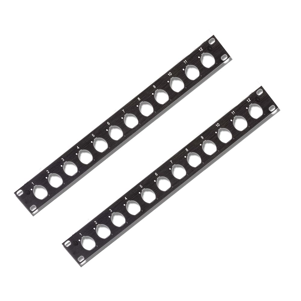 Mua Toronce Standard 1U D-Series Punched Rack Panels (1U Rack_12D(2Pack ...