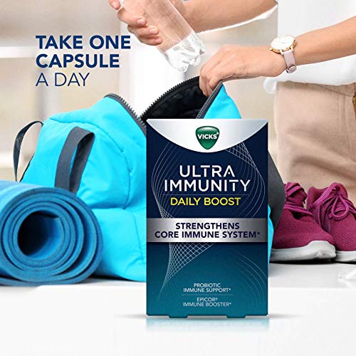 Vicks, Ultra Immunity Daily Boost, Probiotic Immune Support, for Women ...